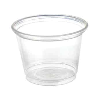 Cup Portion Plastic 1 Oz Clear 1 X 1200 Count Titan Packaging A