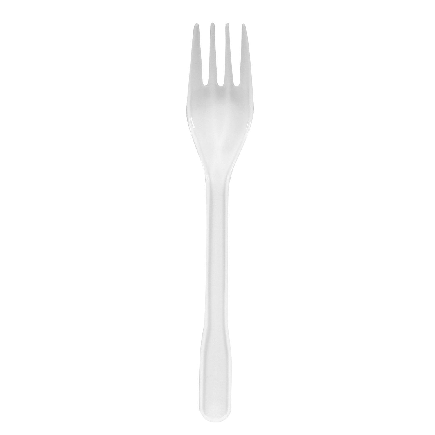 Fork Polypropylene White Medium Weight - 1 x 1000 count - Polar - Pack ...