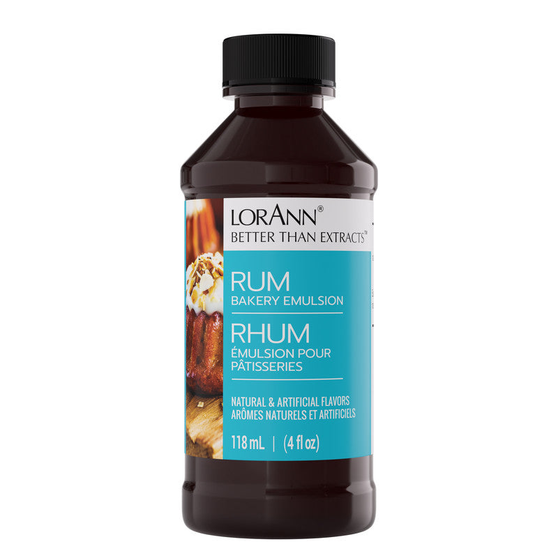 Rum Bakery Emulsion - 4 oz. - 16 oz. - 1 Gallon - 5 Gallons - Bakery E ...