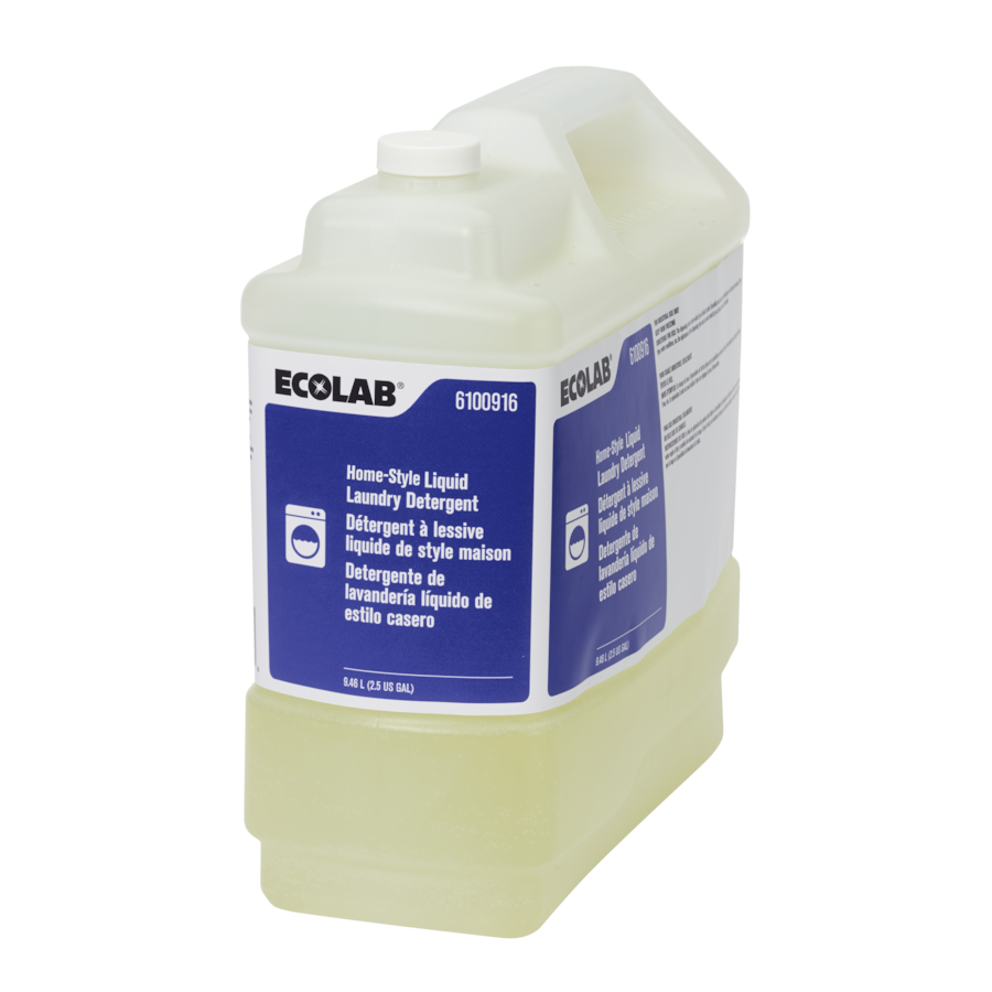 Detergent Laundry Liquid Home Style - 1 x 9.46 L - Ecolab - Packaging ...