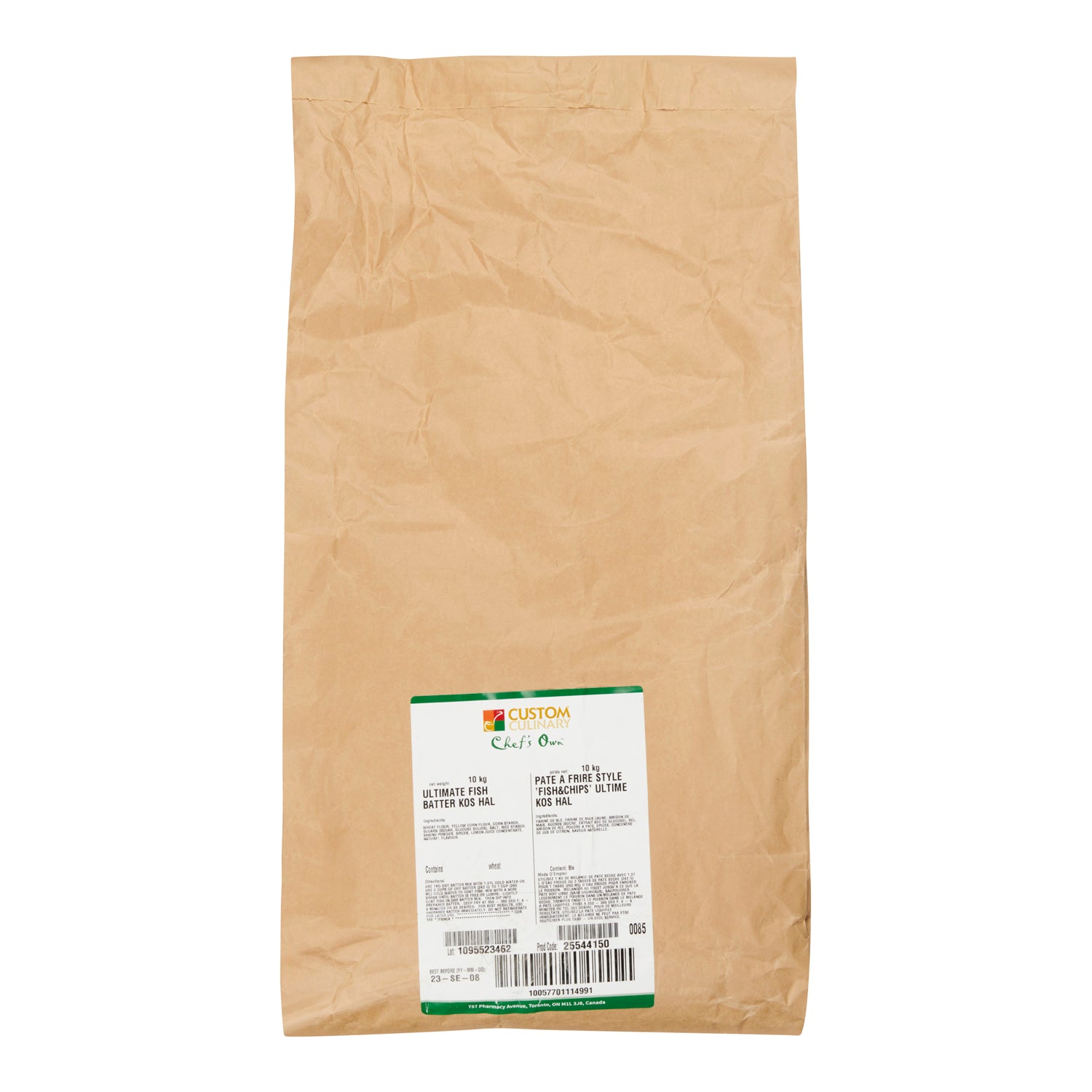 Poisson frit en pâte à frire - 1 x 10 kg - Préparations culinaires per ...