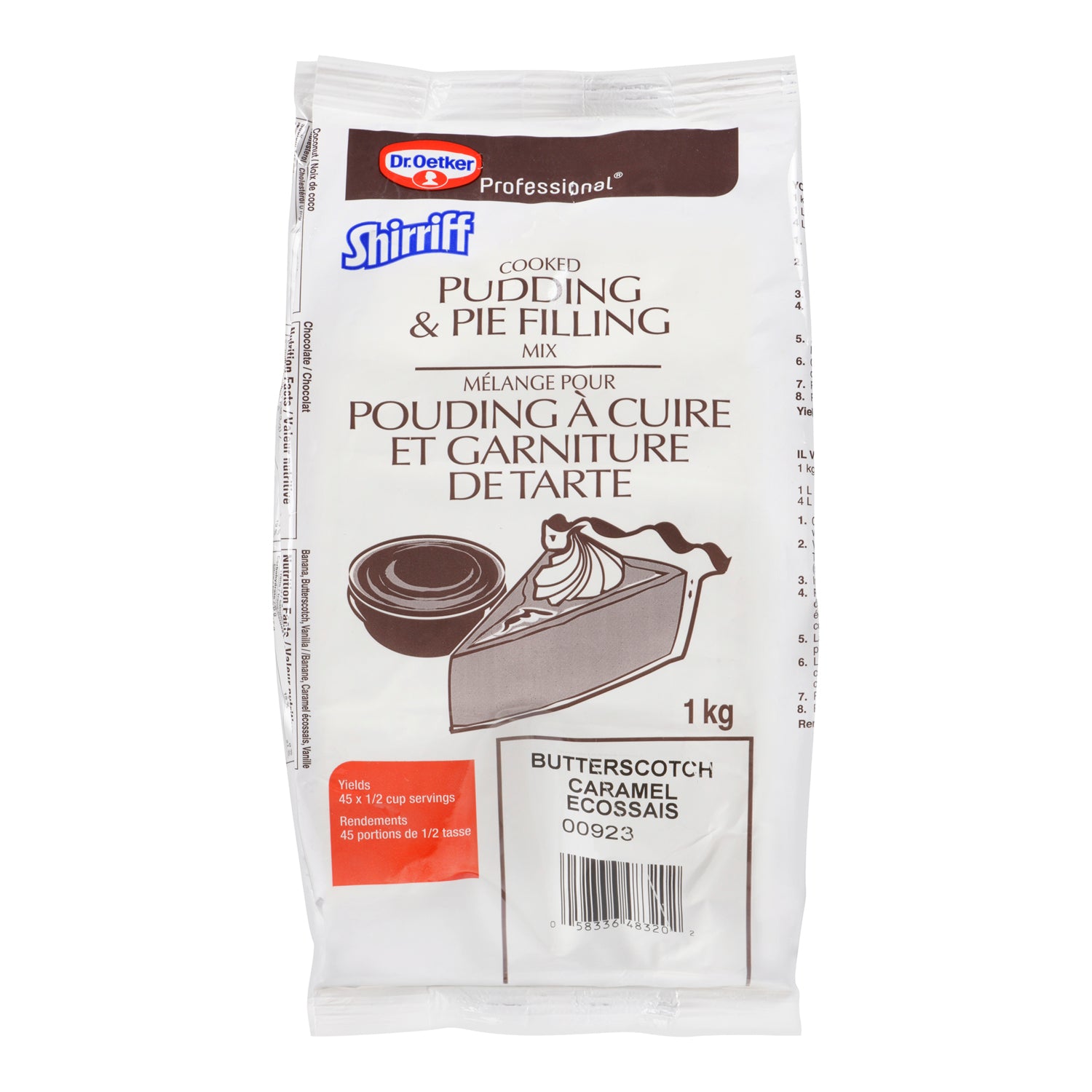 Pudding Butterscotch Powder - 2 x 1 kg - Shirriff - Baking Mixes and I ...