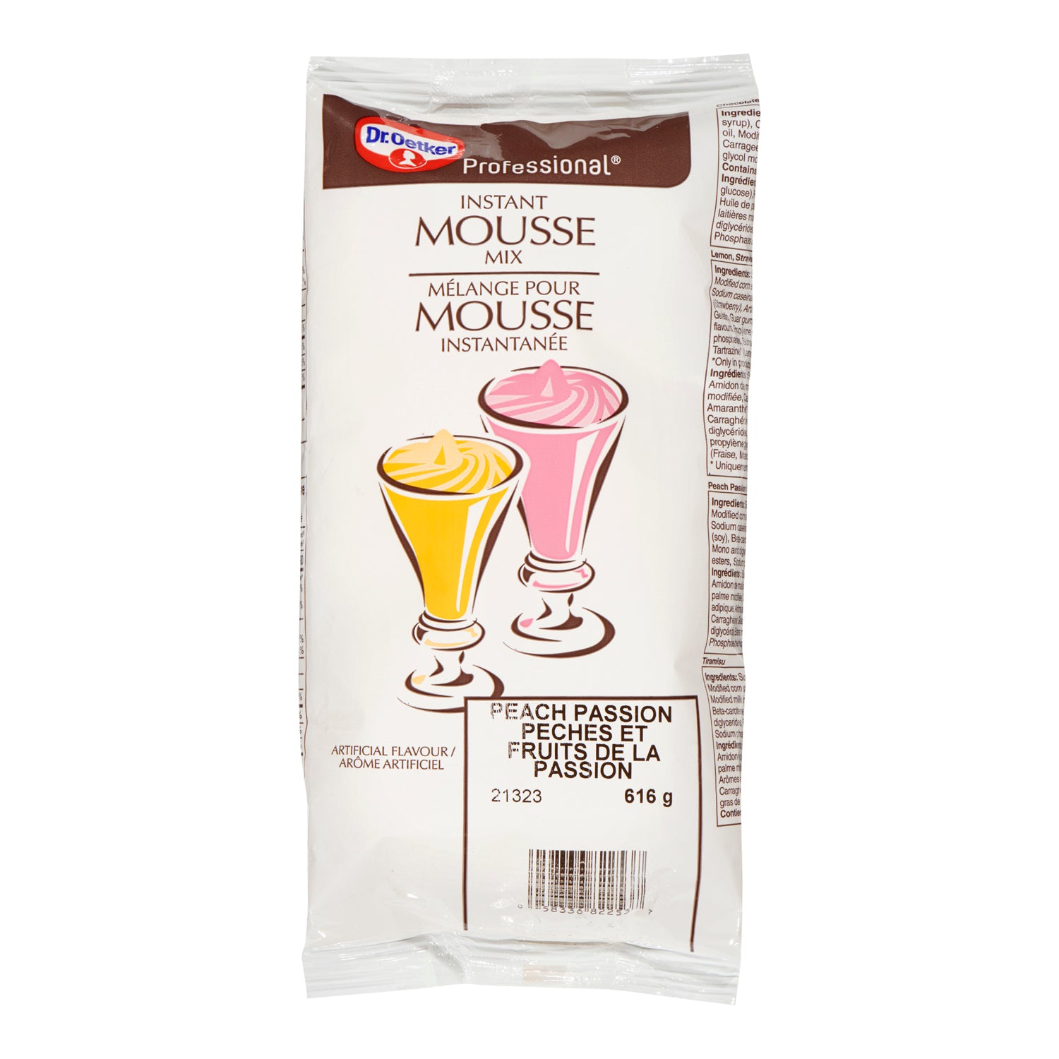 Mousse Mix Peach Passion - 4 x 616 g - Oetker - Baking Mixes and Ingre ...