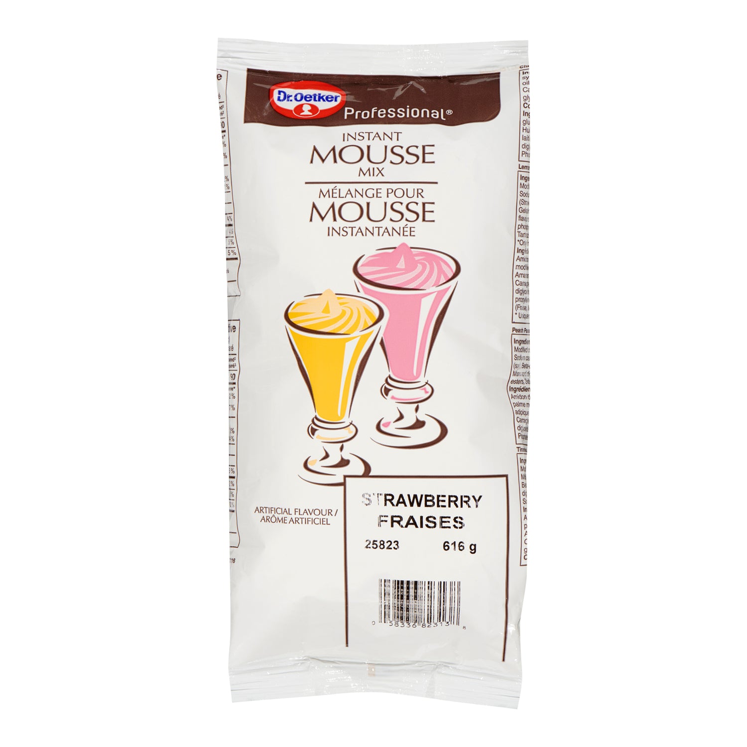 Mousse Mix Strawberry Instant - 4 x 616 g - Oetker - Baking Mixes and ...