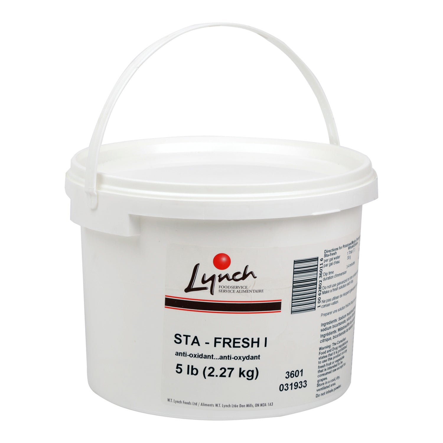 Potato Whitener Sta-Fresh 1 - 1 x 5 lbs - Lynch - Restaurant and Foods ...