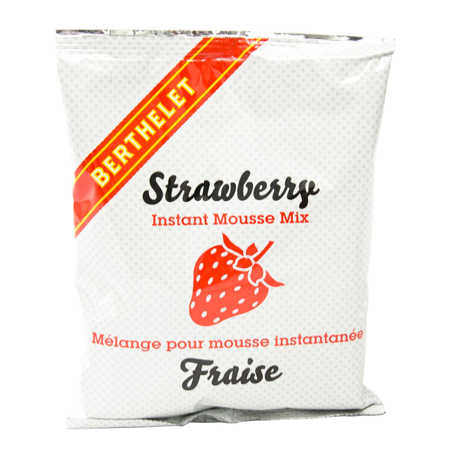 Mix Mousse Instant - 4 x 616 g - Strawberry - Berthelet - Baking Mixes ...
