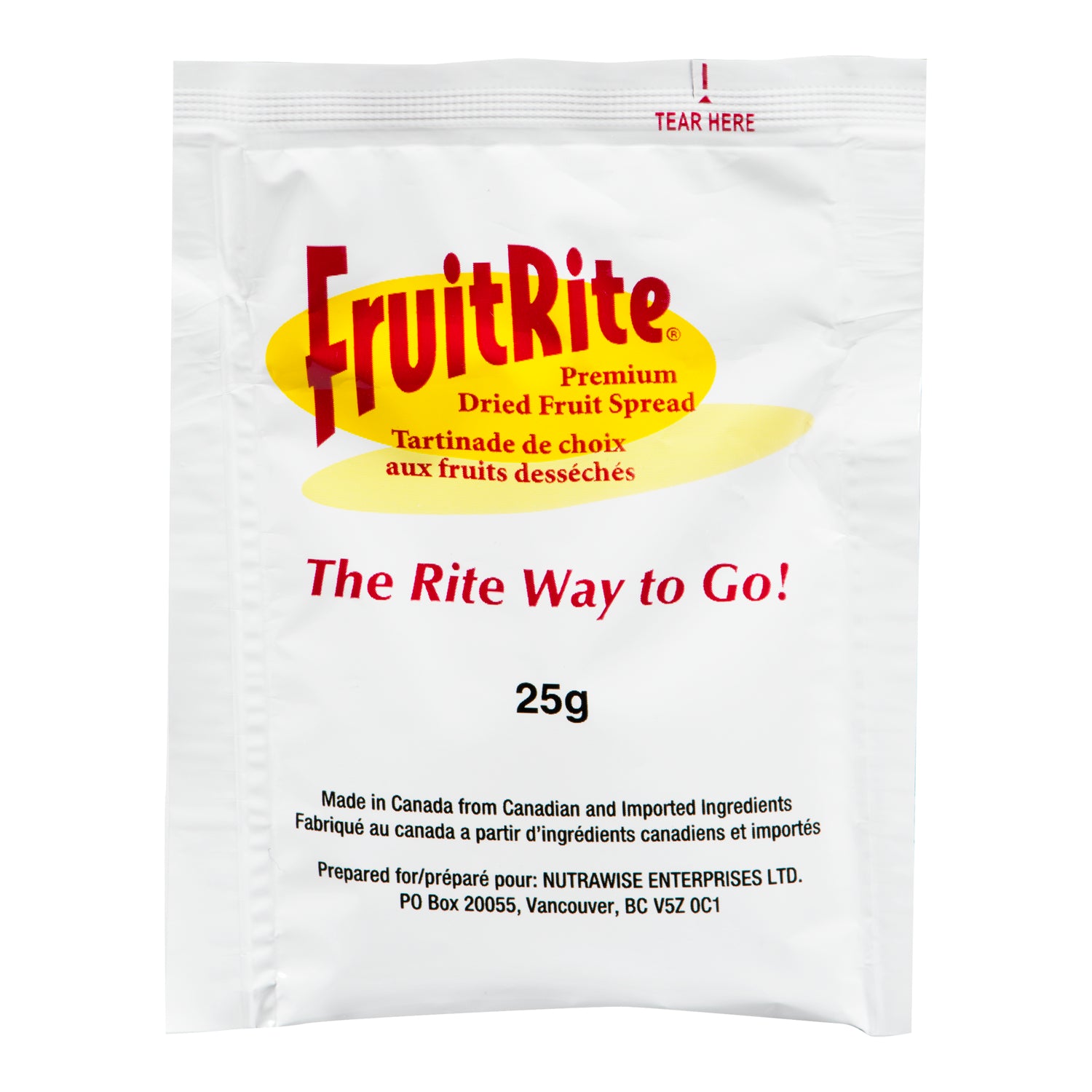 Spread Fruit Premium - 200 x 25 g - Fruitrite - Restaurant and Foodser ...