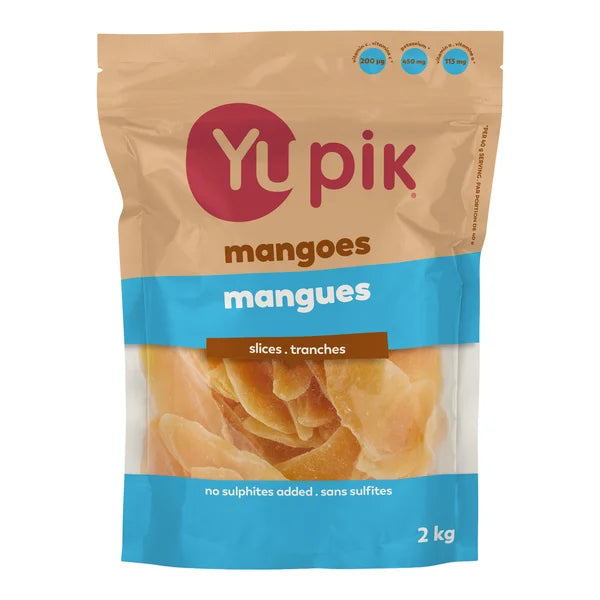 Dried Mango - 4 x 2 kg - Yupik - Canadian Distribution - Ships Free Wi ...