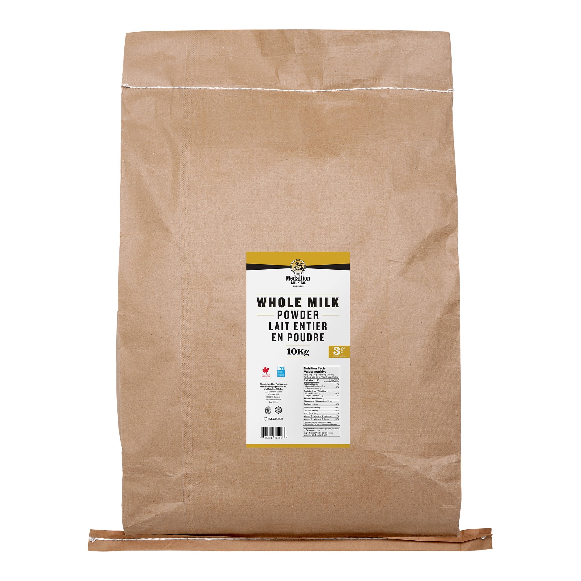 Medallion Milk Co. Whole Milk Powder - 2 x 10 kg - Grocery and Food It ...