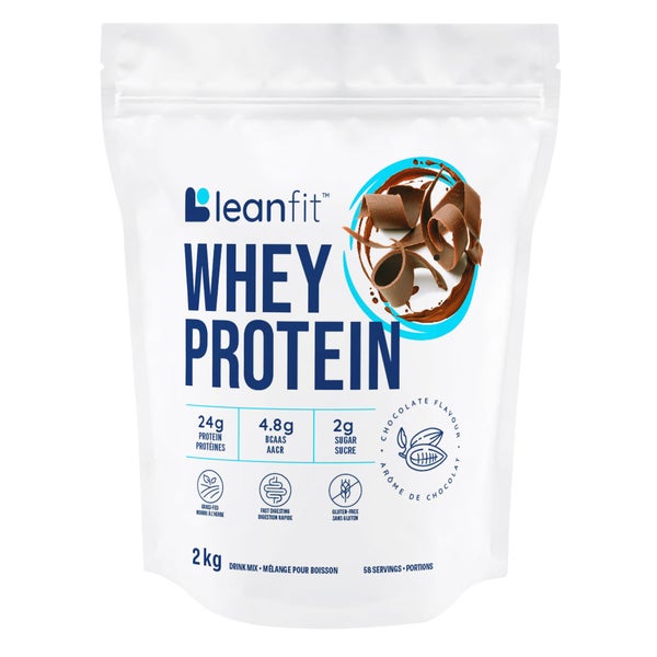 Whey Protein Chocolate Flavour - Leanfit - Health and Wellness - Canad ...