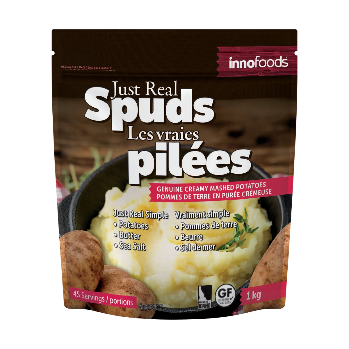 Just Real Spuds Mashed Potatoes - 4 x 1 kg - Grocery and Food Items ...
