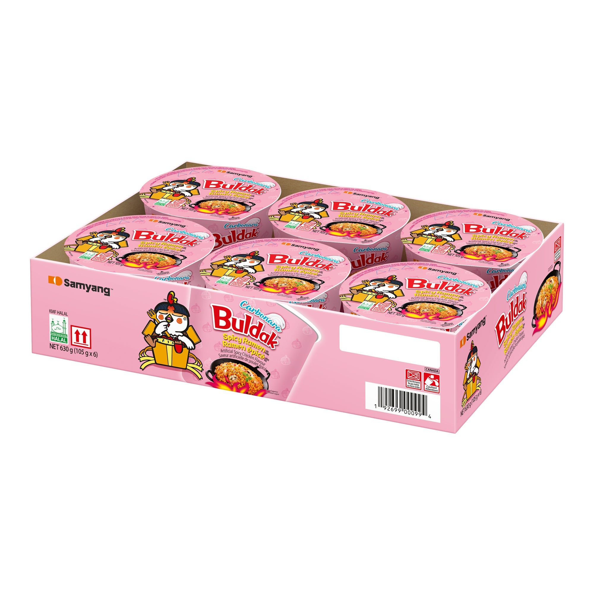 Samyang Hot Chicken Carbonara Bowl - 24 × 105 g - Grocery and Food Ite ...