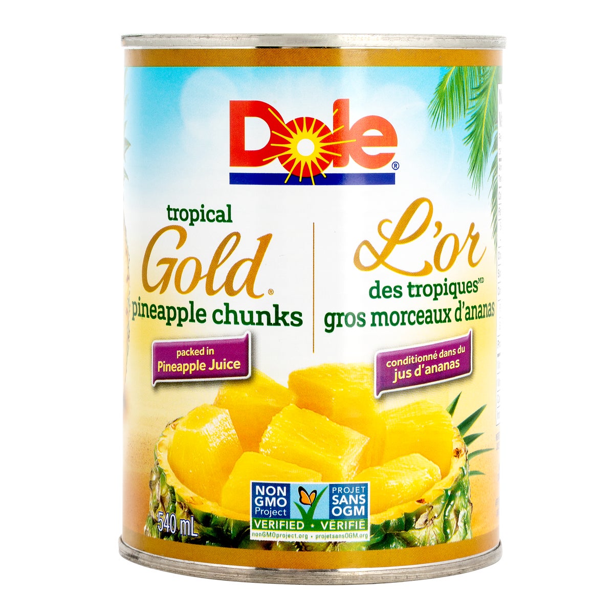 Dole Tropical Gold Pineapple Chunks - 24 × 540 mL - Grocery and Food I ...