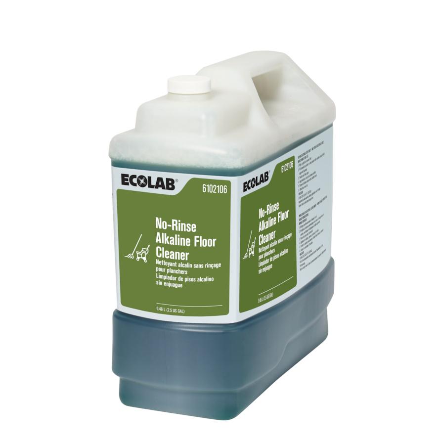 Cleaner Floor Alkaline No-Rinse - 1 x 2.5 gallon - Ecolab - Packaging ...