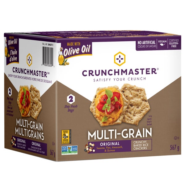Multigrain Crackers - 4 x 567 g - Crunchmaster - Canadian Distribution ...