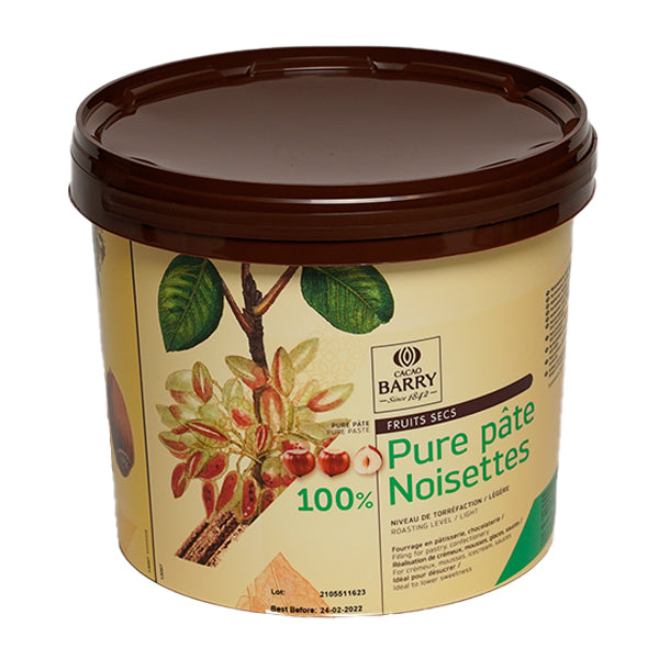 CALLEBAUT - HAZELNUT PASTE 100% 5KG - Barry Callebaut Canadian Distrib ...