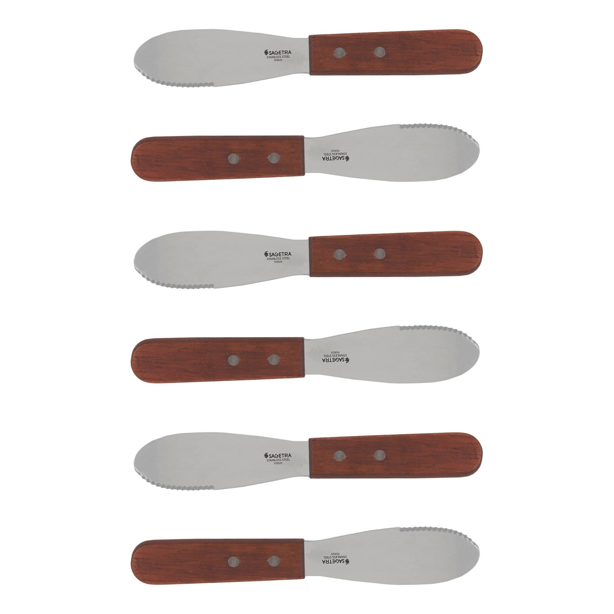 Sagetra Butter Spreader, Pack of 6 - Restaurant Equipment and Smallwar ...