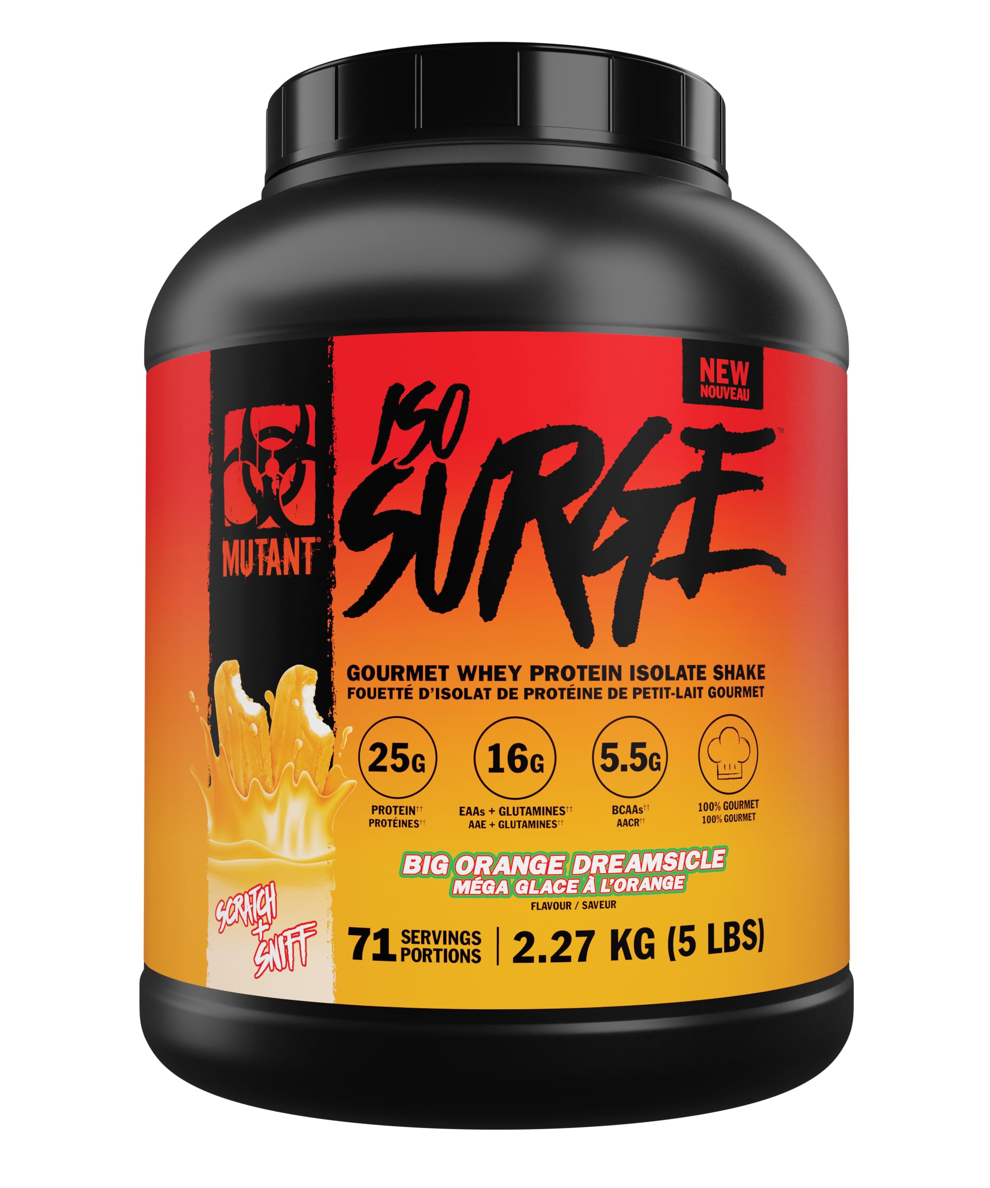 MUTANT – ISO Surge Protein – Orange Dreamsicle – 2.27kg – Fast digesti ...