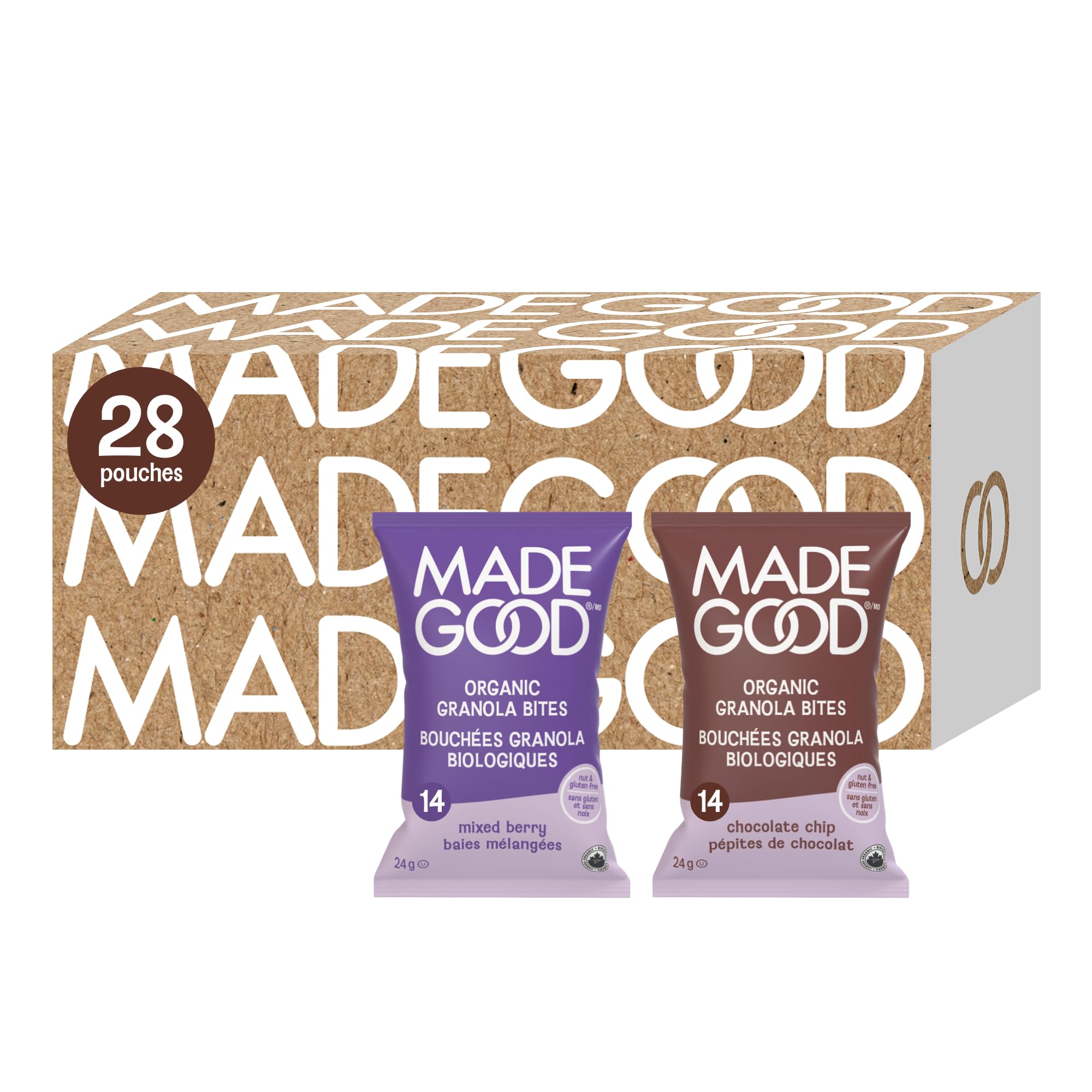 MadeGood – Granola Bites – Variety Pack – 28 Count - Canadian Distribu ...