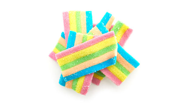 Mini Rainbow Belts - 26 LB Box - Premium Ice Cream and Dessert Topping ...