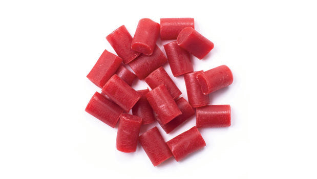 Cherry Twizzlers Nibs - 22 LB Box - Premium Ice Cream and Dessert Topp ...