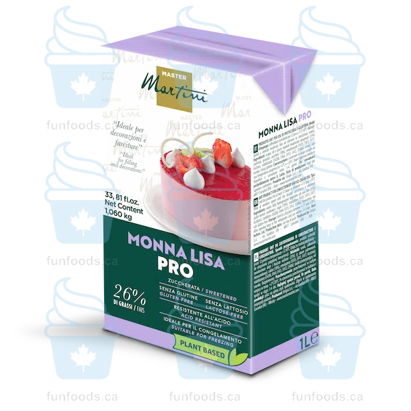 Monna Lisa Pro - UHT Vegetable Cream - Master Martini Canada - Ships F ...