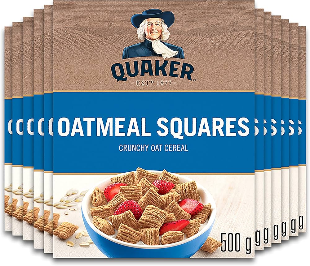 Cereal Oat Square - 12 x 500 g - Quaker - Restaurant and Foodservice I ...