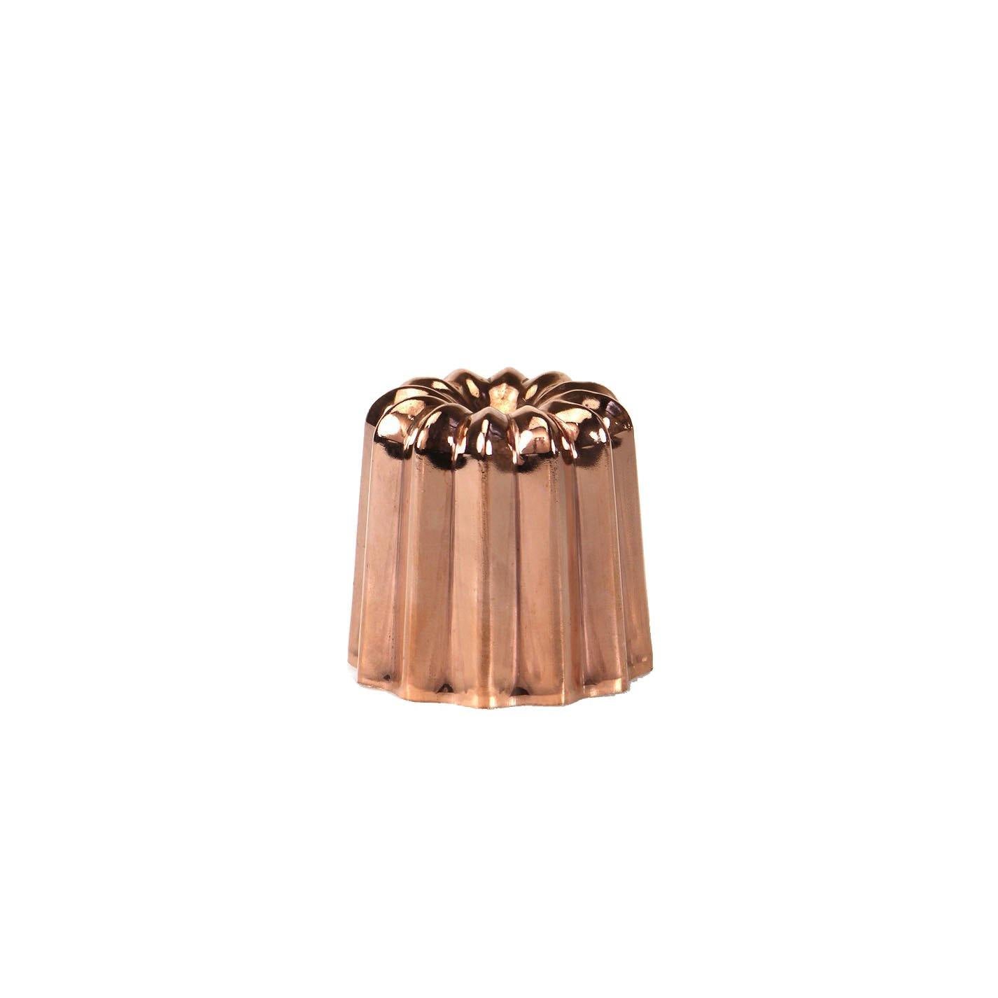 MATFER Copper Canele Mould with Tinned Interior, 5.5cm - Set of 6 - Ca ...