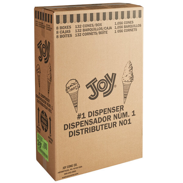 Classic Cone Cake #1 | Pointed Bottom | Joy Cone Co. | 8/132 Pack | 10 ...
