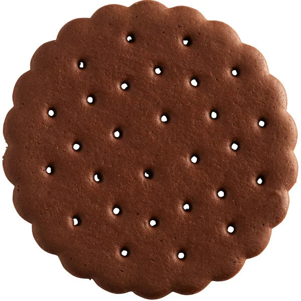 Chocolate Scalloped Round Wafer 3" - RB127FS | Joy Cone Co. | 810 Coun ...