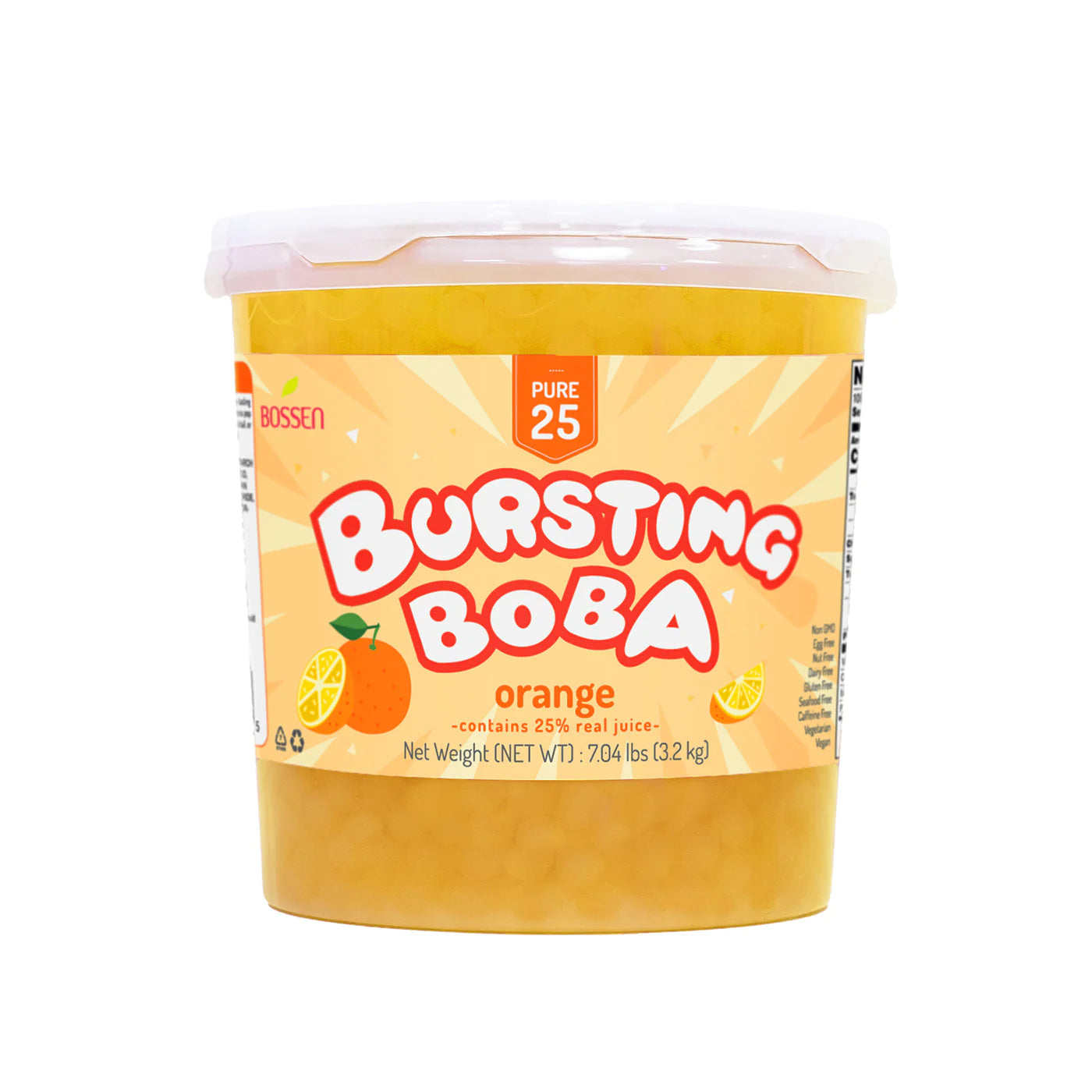 Orange Bursting Boba Pure25 - Popping Boba - Bossen - Canada – Fun ...