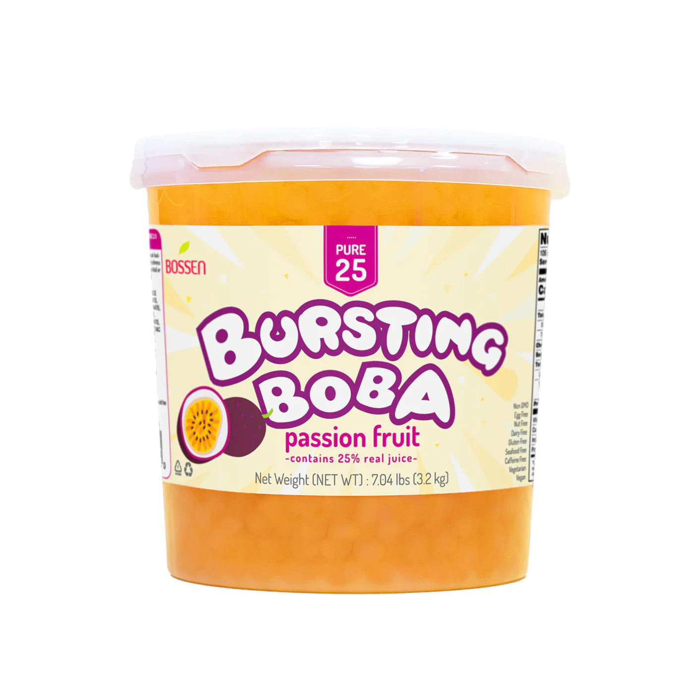 Passionfruit Bursting Boba Pure25 - Popping Boba - Bossen - Canada ...