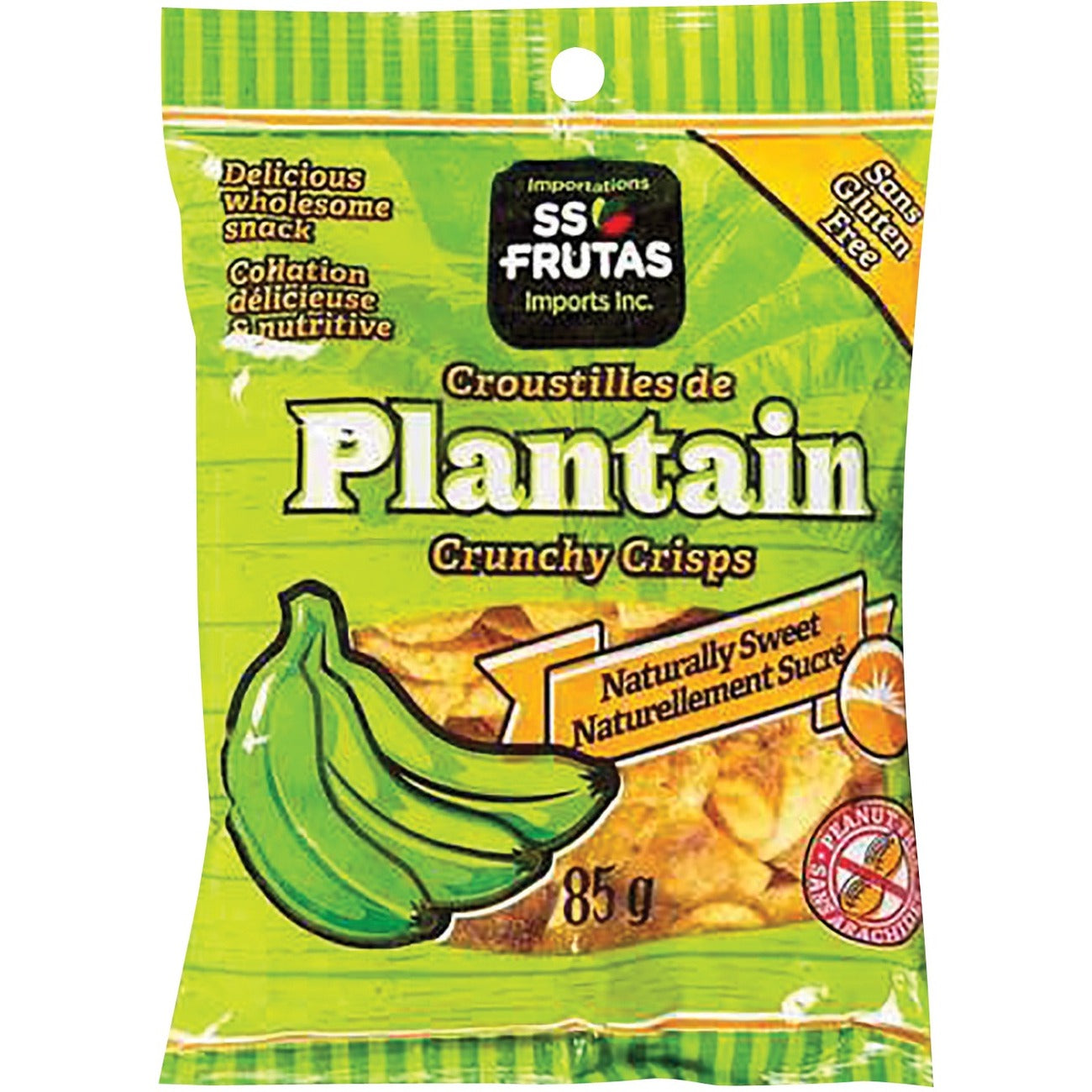 SS-Frutas | Plantain Crunchy Crisps Chips Naturally Sweet | 85 g X 50 ...