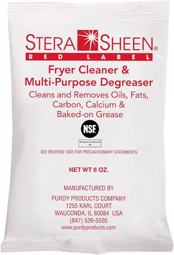 Stera-Sheen Red Label Fryer Cleaner & Multi-Purpose Degreaser, Easy Us ...