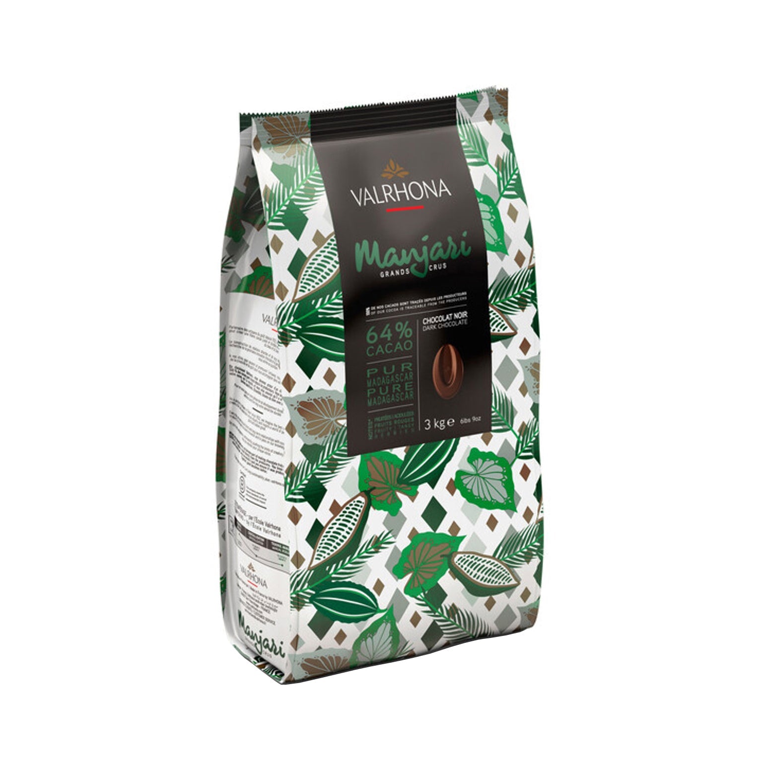 VALRHONA Manjari 64% – Dark Chocolate Couverture - 3kg - Canadian Dist ...