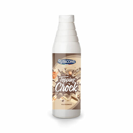 Hazelnut Topping with Pieces - 1 KG Squeeze Bottle - Wafernut Crock To ...