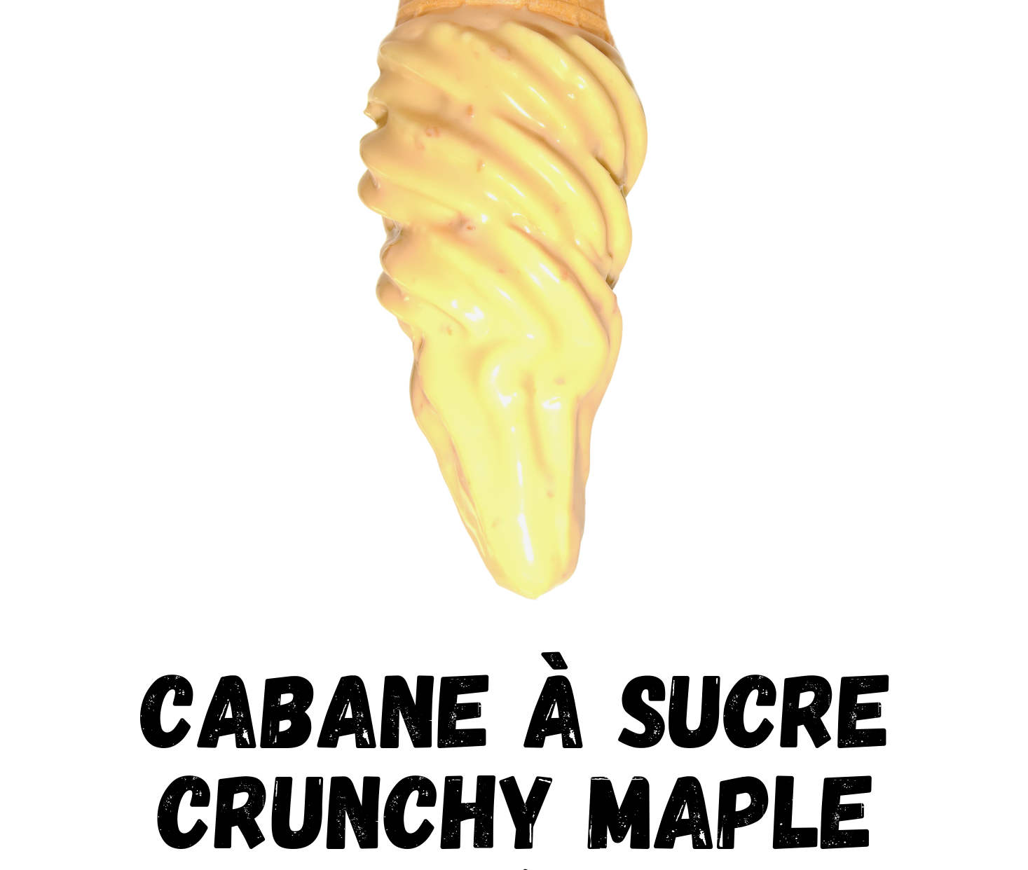 Belgian Crunchy Maple Cone Dip - Case of 6 x 1KG - Canadian Distributi ...