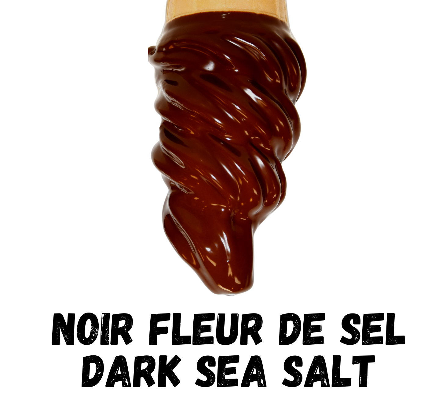 Belgian Dark & Sea Salt Cone Dip - Case of 6 x 1KG - Canadian Distribu ...