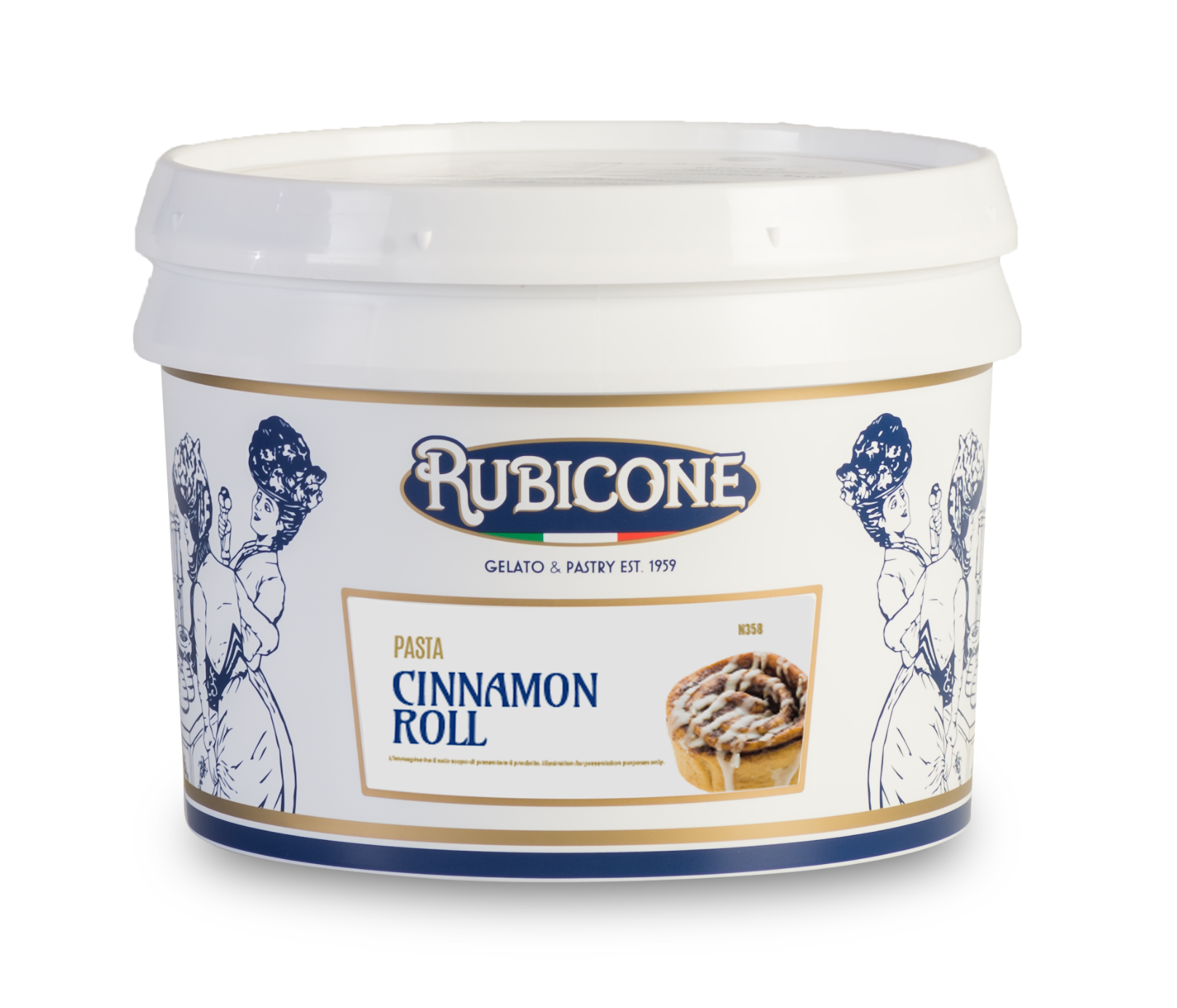 Cinnamon Roll Paste - Gelato Pastes - 3 KG Bucket - Rubicone Canada ...