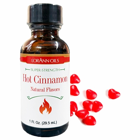 Hot Cinnamon Flavoring - Super Strength Flavor 1 oz., 16 oz., 1 Gallon ...