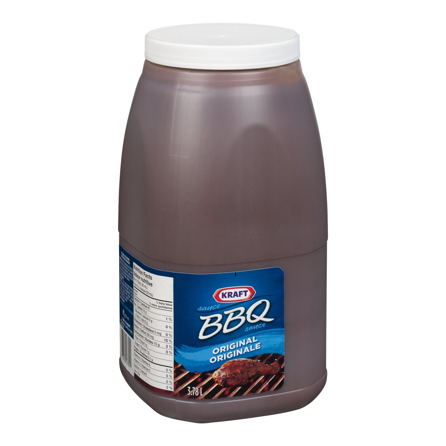Sauce BBQ Originale - 2 x 3,78 L - Kraft - Ingrédients pour restaurant ...