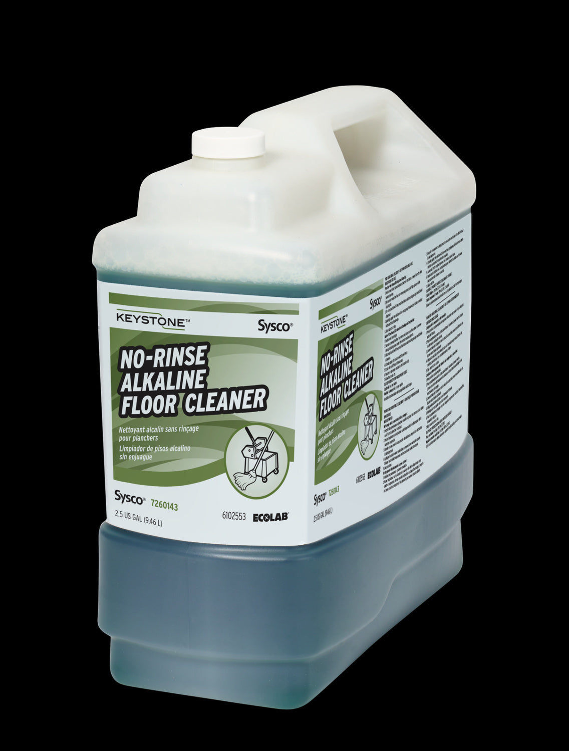 Cleaner Floor Alkaline No Rinse - 1 x 2.5 gallon - Keystone Produc - P ...
