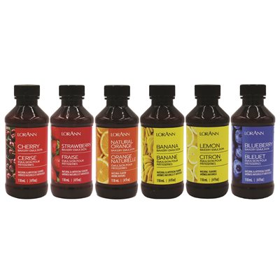 Baker's Fruity Emulsion Variety Pack - 6 x 4 oz. - Bakery Emulsions Ca ...