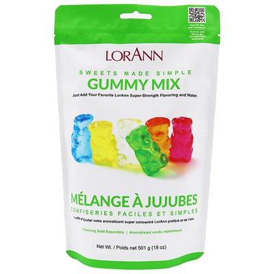 Gummy Mix - Candy Kits and Mixes - 501 grams (18 oz) Bag or 25 Pound B ...