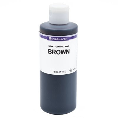 Brown Liquid Food Color - Liquid Food Coloring - 4 oz - 1 Gallon – Fun ...