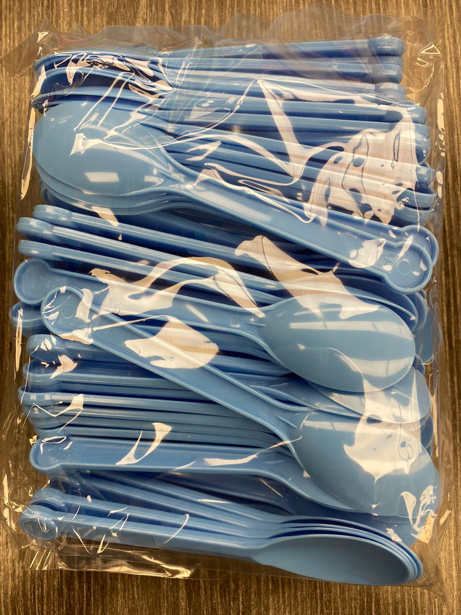 PS Spoon (Blue) 100pc x 20pkt (2000 Spoons) per Case - Item #99-9377 ...
