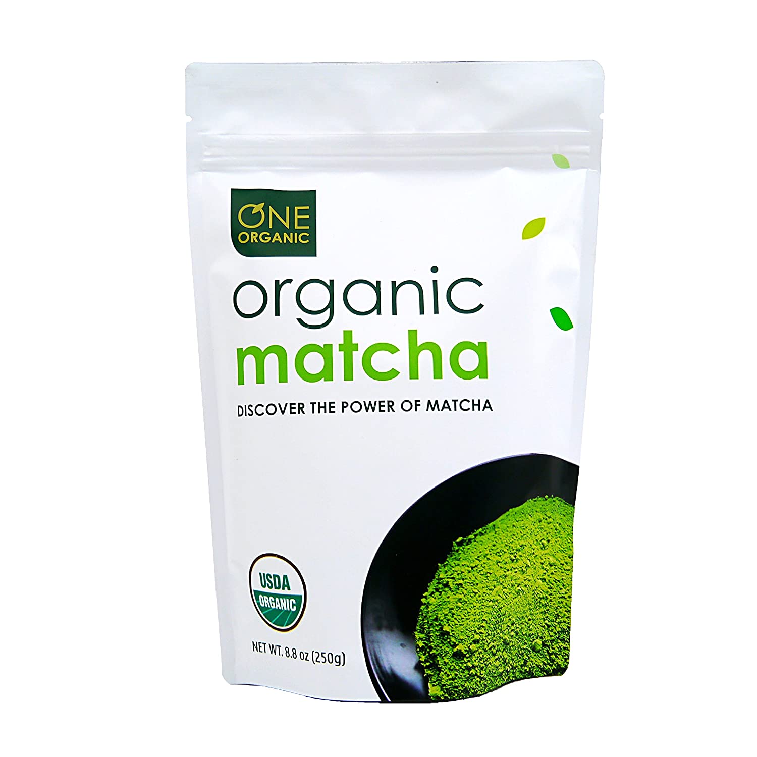 Pure Matcha Tea Premium Organic - 250 grams (8.8 oz) Pouch - Ships Fre ...