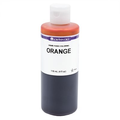 Orange Liquid Food Color - Liquid Food Coloring - 4 oz, 1 Gallon – Fun ...